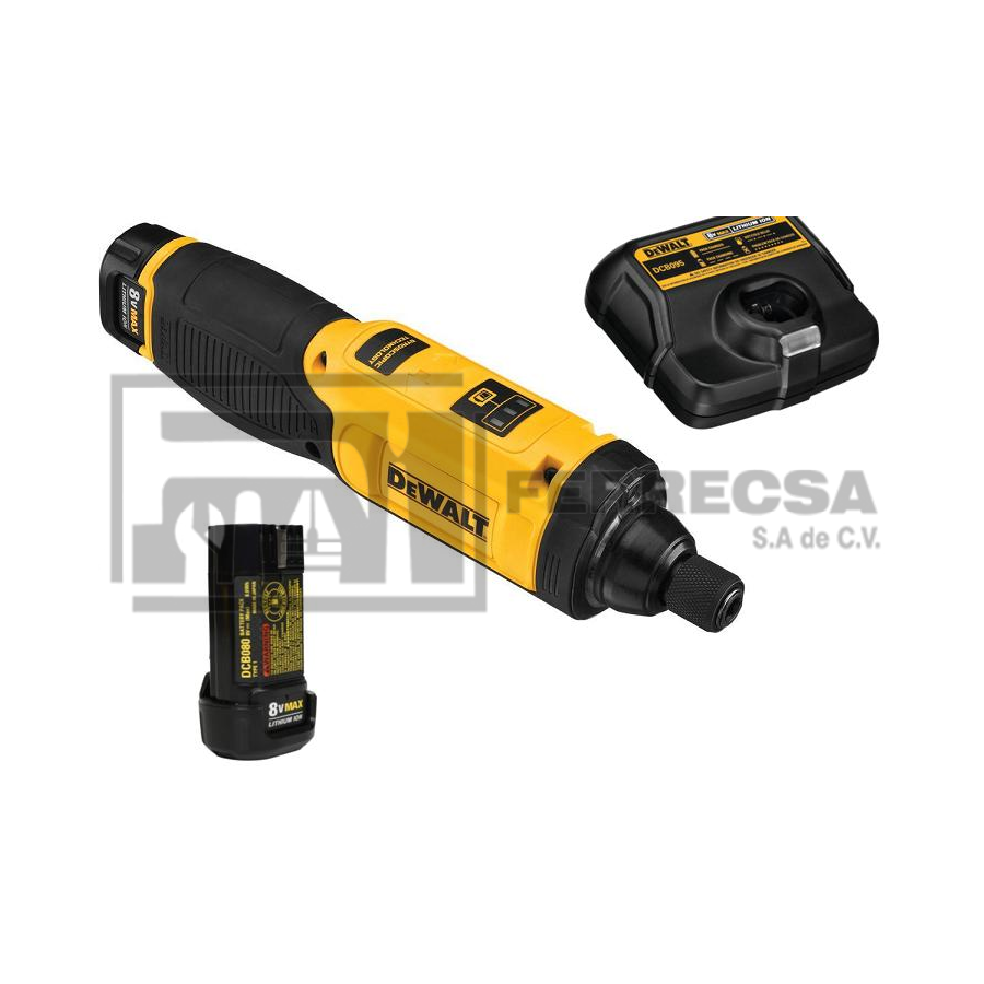 ATORNILLADOR 1/4" 8V C/ACCESO GIROSCOPICO DCF682N1 DEWALT* - Tienda ...
