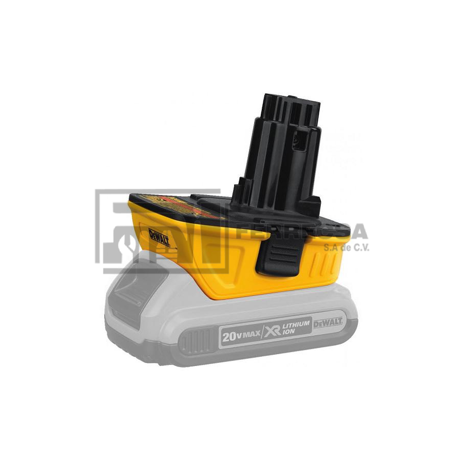 ADAPTADOR BATERIA 18V A 20V DCA1820 DEWALT* - Tienda Ferrecsa