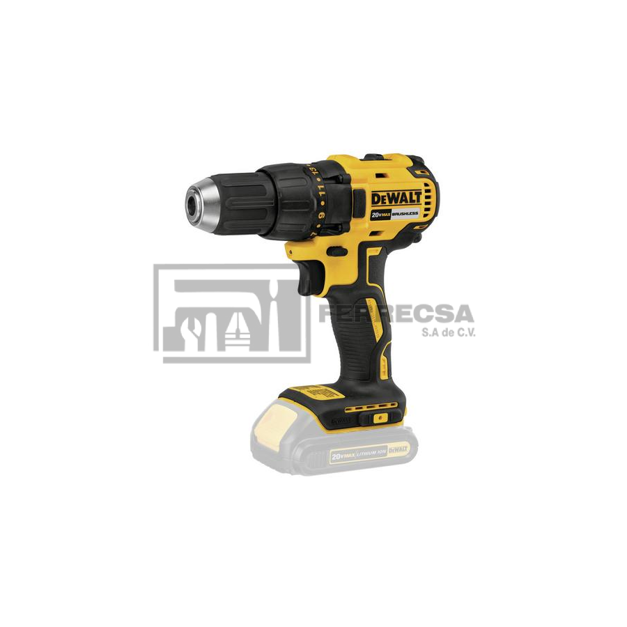 TALADRO 1/2" 20V MAX BRUSHLESS DCD7771B-B3 DEWALT* - Tienda Ferrecsa