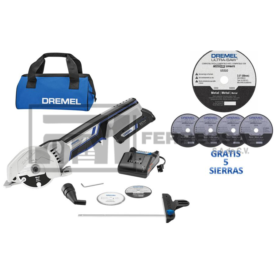 KIT SIERRA 3 EN 1 COMPACTA 20V F013US20AA+2615U510AA DREMEL* - Tienda ...