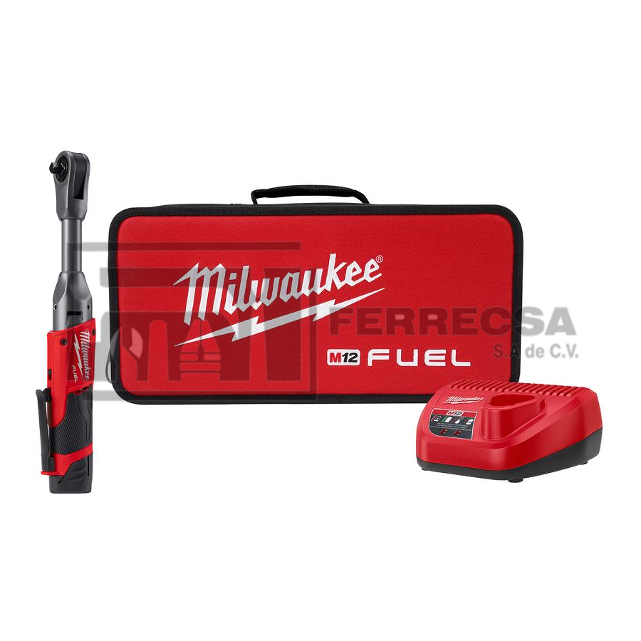 MATRACA 1/4" M12 FUEL 2AMP 2559-21 MILWAUKEE* - Tienda Ferrecsa