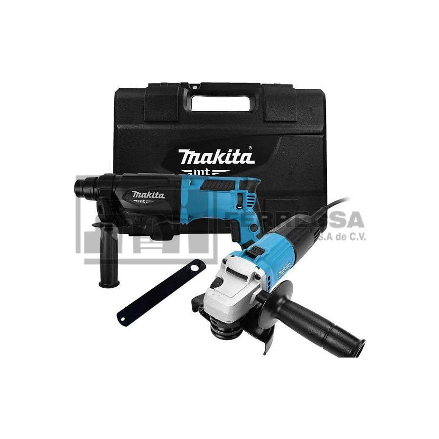 COMBO ROTOMARTILLO SDS-PLUS MINIESMERILADORA 4-1/2" MTK0005G/B MAKITA* - Tienda Ferrecsa